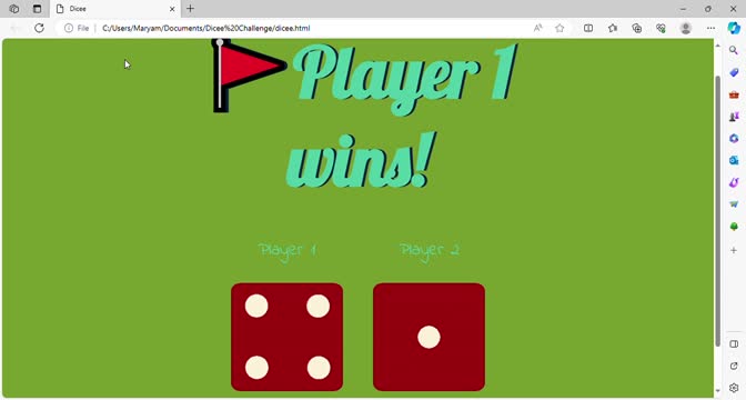 Maryam Abid on LinkedIn: #javascript #html #dicegame #randommodule Maryam Abid on LinkedIn: #javascript #html #dicegame #randommodule