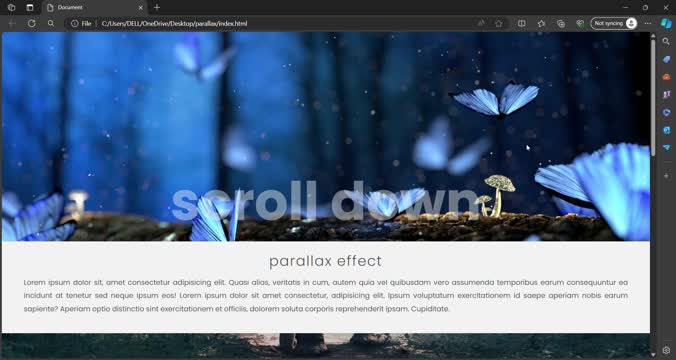 Murshida A on LinkedIn: #html #css #bootstrap #parallaxeffect # ... Murshida A on LinkedIn: #html #css #bootstrap #parallaxeffect # ...