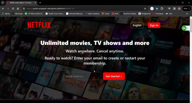 Sachin Prajapati on LinkedIn: #webdevelopment #netflixuiclone # ... Sachin Prajapati on LinkedIn: #webdevelopment #netflixuiclone # ...