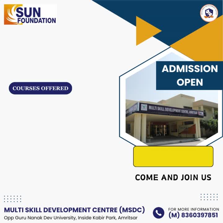 Multi Skill Development Centre Amritsar on LinkedIn: Multi Skill ... Multi Skill Development Centre Amritsar on LinkedIn: Multi Skill ...