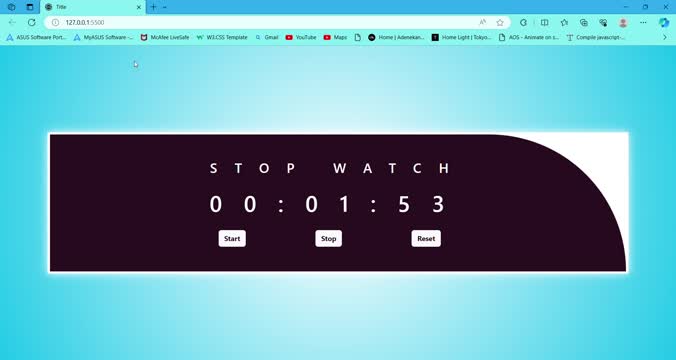 Built my own stopwatch with HTML, CSS, Bootstrap | Sohail Saifi posted ... Built my own stopwatch with HTML, CSS, Bootstrap | Sohail Saifi posted ...