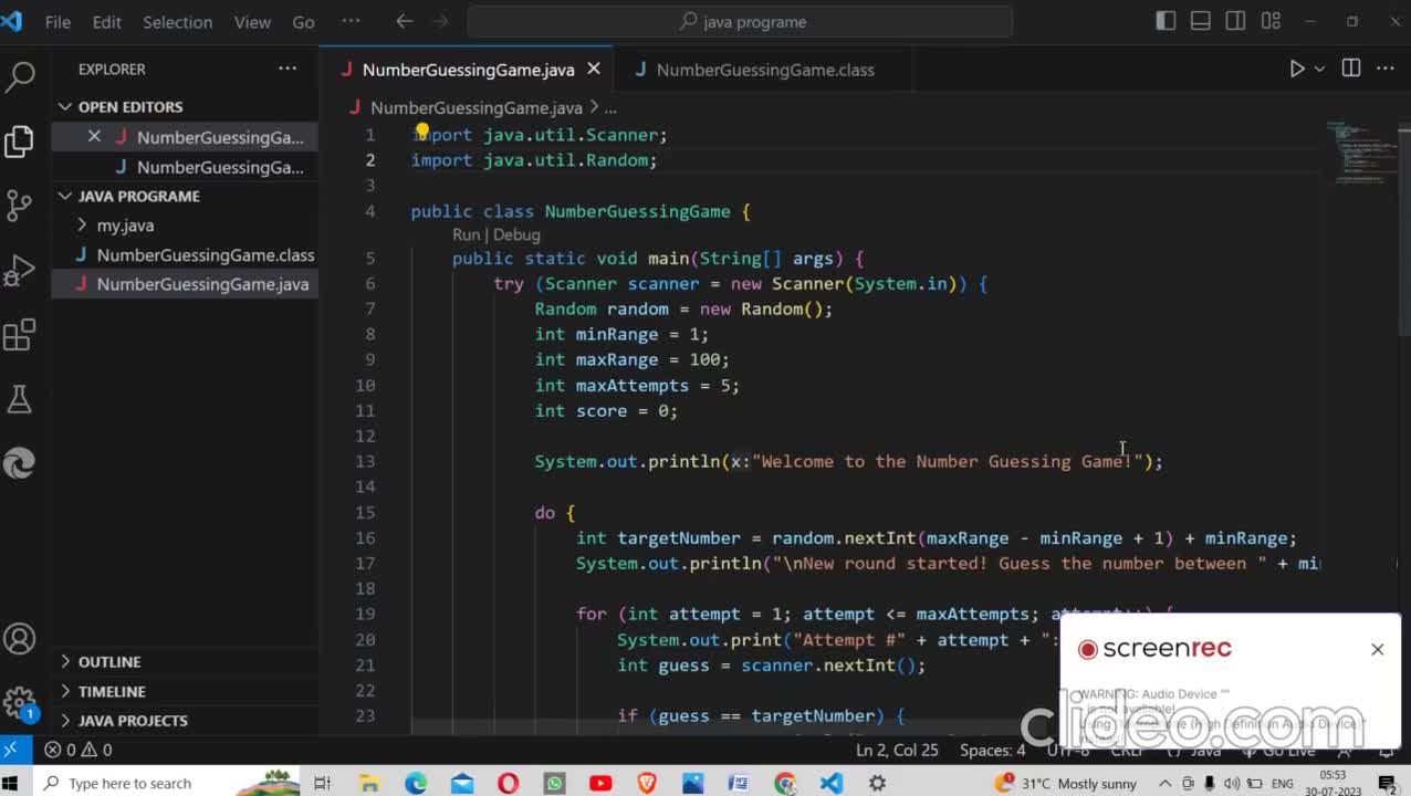 Rohit Kumar on LinkedIn: #codsoft #javaprogramming # ... Rohit Kumar on LinkedIn: #codsoft #javaprogramming # ...