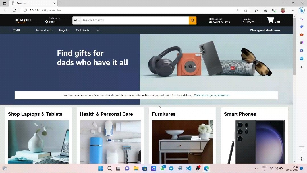 Subhadip Mandal on LinkedIn: #connections #html #css #amazon #amazonclone Subhadip Mandal on LinkedIn: #connections #html #css #amazon #amazonclone