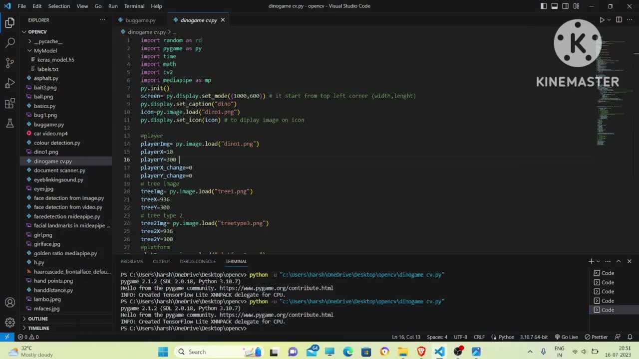 Harsh Kumar on LinkedIn: #python #project #opencv #programming #pygame ... Harsh Kumar on LinkedIn: #python #project #opencv #programming #pygame ...