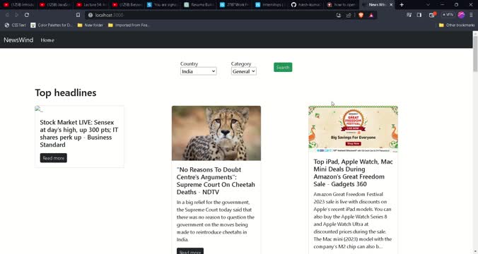 Harsh Kumar Singh on LinkedIn: NewsWind - A react based web application ... Harsh Kumar Singh on LinkedIn: NewsWind - A react based web application ...