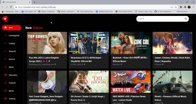 Sumit Ingale on LinkedIn: #react #rapidapi #materialui #youtubeclone # ... Sumit Ingale on LinkedIn: #react #rapidapi #materialui #youtubeclone # ...