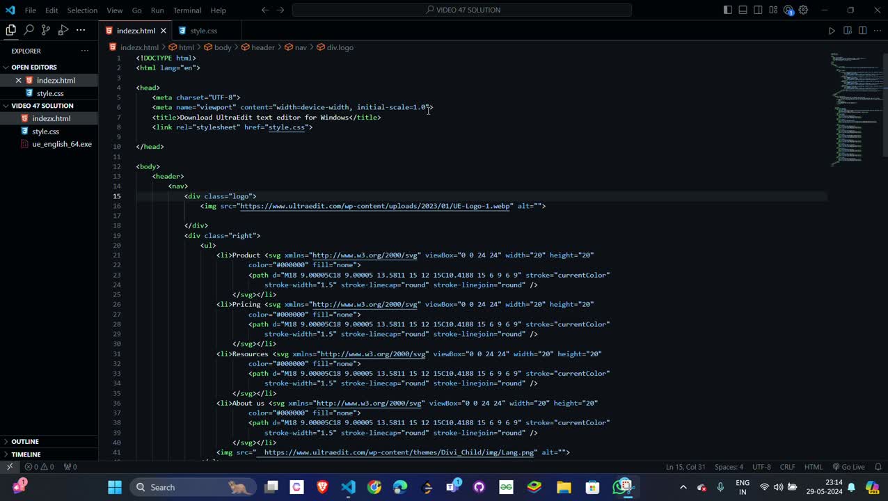 Cloned UltraEdit website with HTML and CSS | Tushar Kumar posted on the ... Cloned UltraEdit website with HTML and CSS | Tushar Kumar posted on the ...