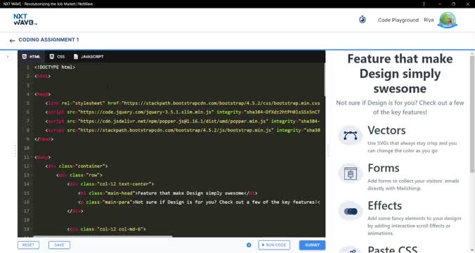 Riya Patel on LinkedIn: #ccbp #nxtwave #code #html #css # ... Riya Patel on LinkedIn: #ccbp #nxtwave #code #html #css # ...