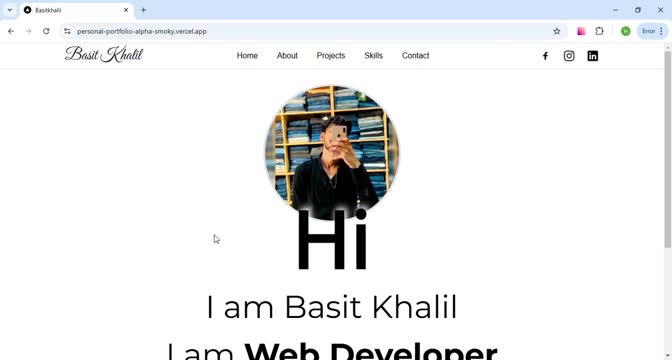 Basit Khalil on LinkedIn: #webdevelopment #nextjs #portfolio # ... Basit Khalil on LinkedIn: #webdevelopment #nextjs #portfolio # ...