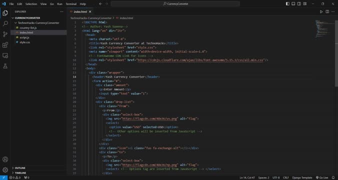 #task1 #technohacks #html #css #javascript #internship #project… | Yash ... #task1 #technohacks #html #css #javascript #internship #project… | Yash ...