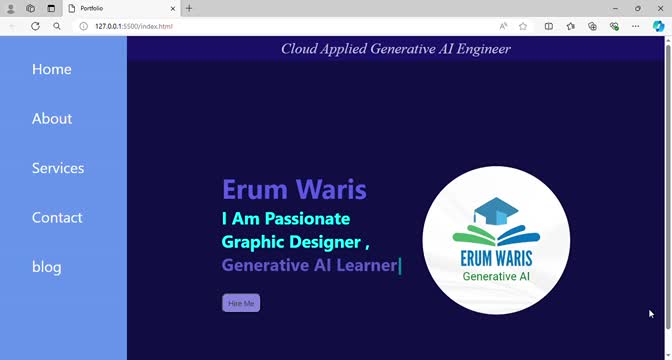ERUM WARIS on LinkedIn: #webdevelopment #portfolio #html #css # ... ERUM WARIS on LinkedIn: #webdevelopment #portfolio #html #css # ...