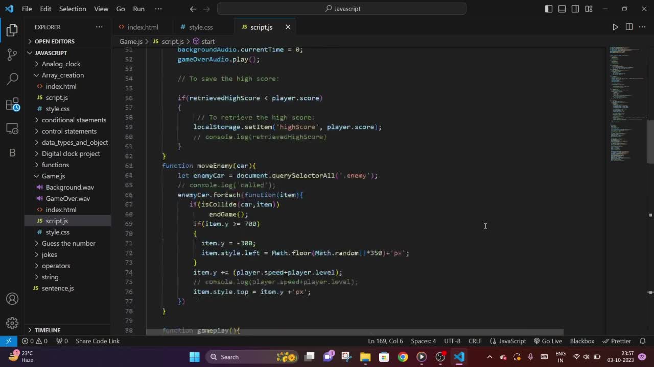 Created a car game with JavaScript | Divyansh Kr. Singh posted on the ... Created a car game with JavaScript | Divyansh Kr. Singh posted on the ...