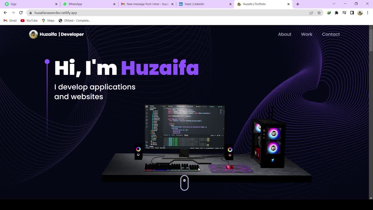 #reactjs #portfolio | Huzaifa Naseer Khan | 36 comments #reactjs #portfolio | Huzaifa Naseer Khan | 36 comments