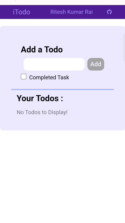 React Responsive Todo app with useEffect | RITESH KUMAR RAI posted on ... React Responsive Todo app with useEffect | RITESH KUMAR RAI posted on ...