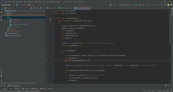 Completed Java Programming Task at CodSoft | Himanshu Singh posted on ... Completed Java Programming Task at CodSoft | Himanshu Singh posted on ...