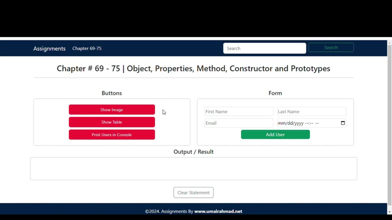 New JavaScript project completed! | Ali Hamza posted on the topic ... New JavaScript project completed! | Ali Hamza posted on the topic ...