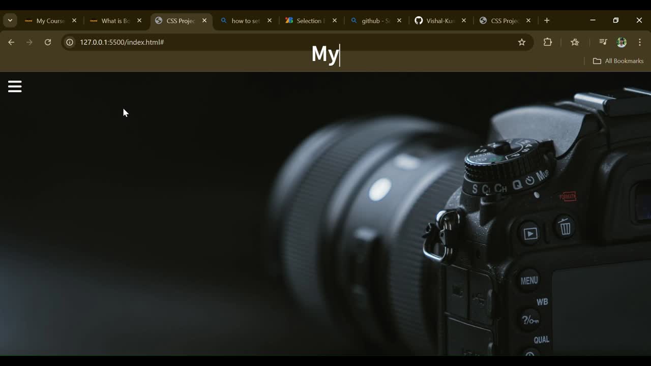 Vishal kumar on LinkedIn: #learnbybuilding #html #css #webdevelopment # ... Vishal kumar on LinkedIn: #learnbybuilding #html #css #webdevelopment # ...