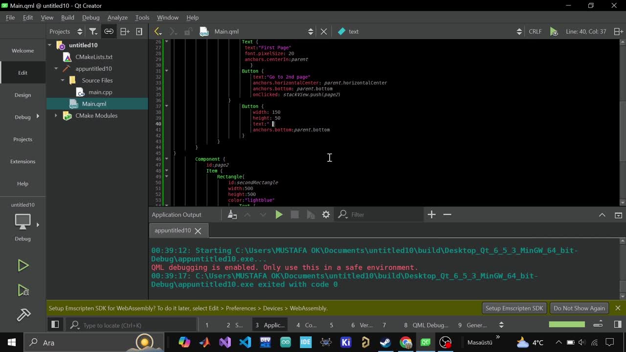 Mustafa Ok on LinkedIn: #qt #qml #cpp #cplusplus #qtcreator #gui # ... Mustafa Ok on LinkedIn: #qt #qml #cpp #cplusplus #qtcreator #gui # ...