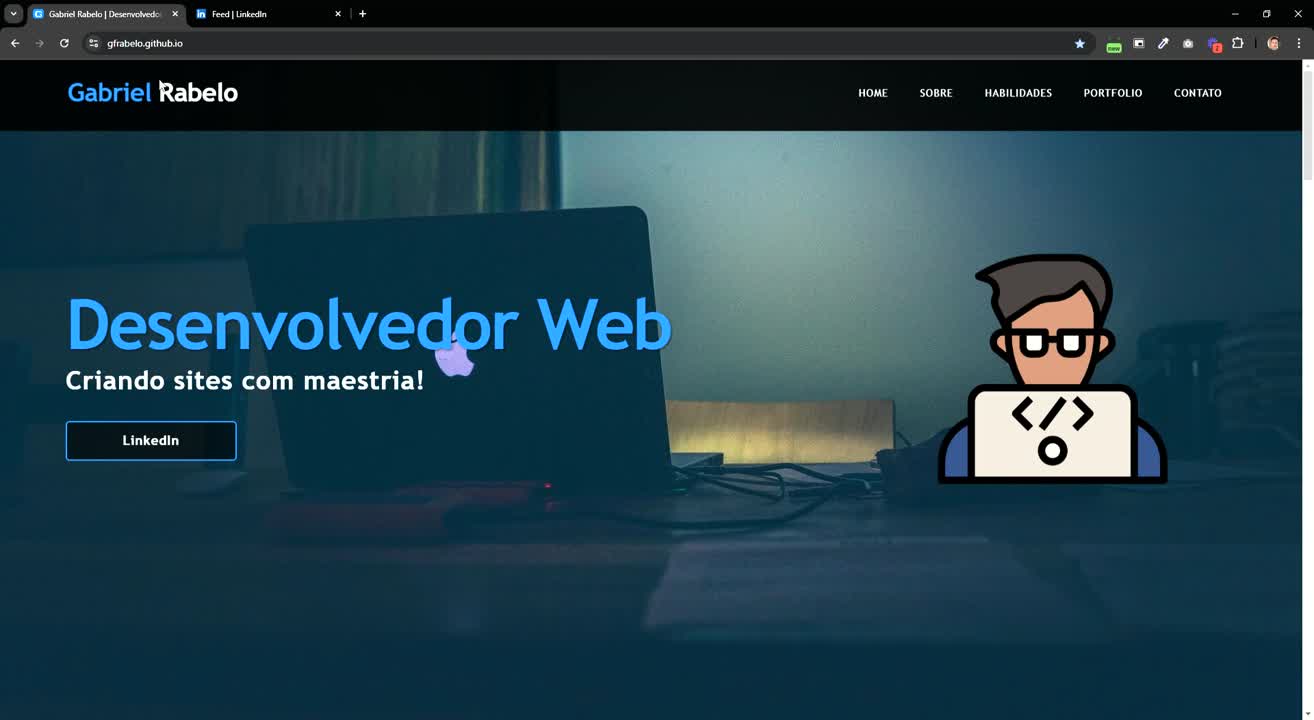 Gabriel Rabelo no LinkedIn: #desenvolvimentoweb #frontend #portfólio ... Gabriel Rabelo no LinkedIn: #desenvolvimentoweb #frontend #portfólio ...