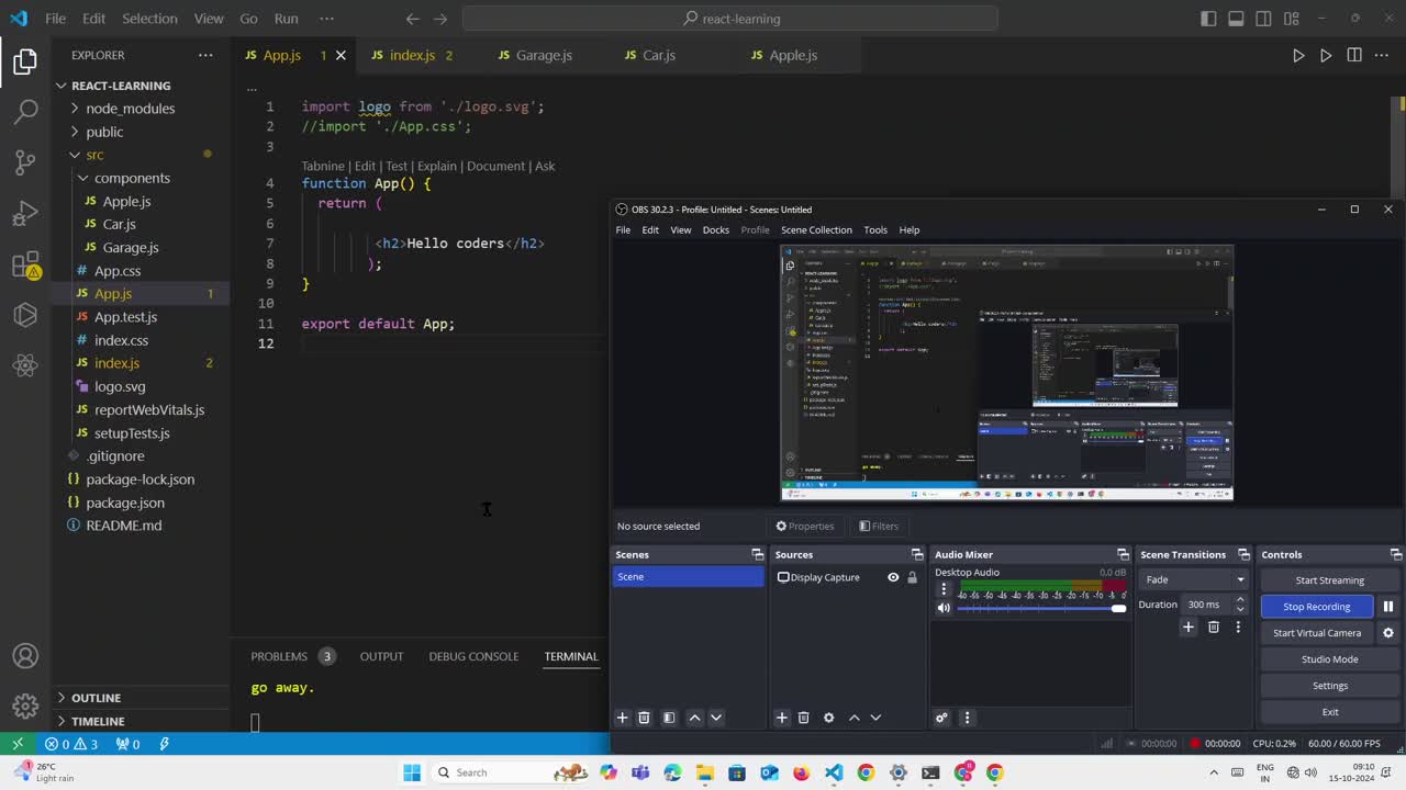 Rahul B on LinkedIn: #reactjs #learning #webdevelopment #jvlcode #grateful Rahul B on LinkedIn: #reactjs #learning #webdevelopment #jvlcode #grateful
