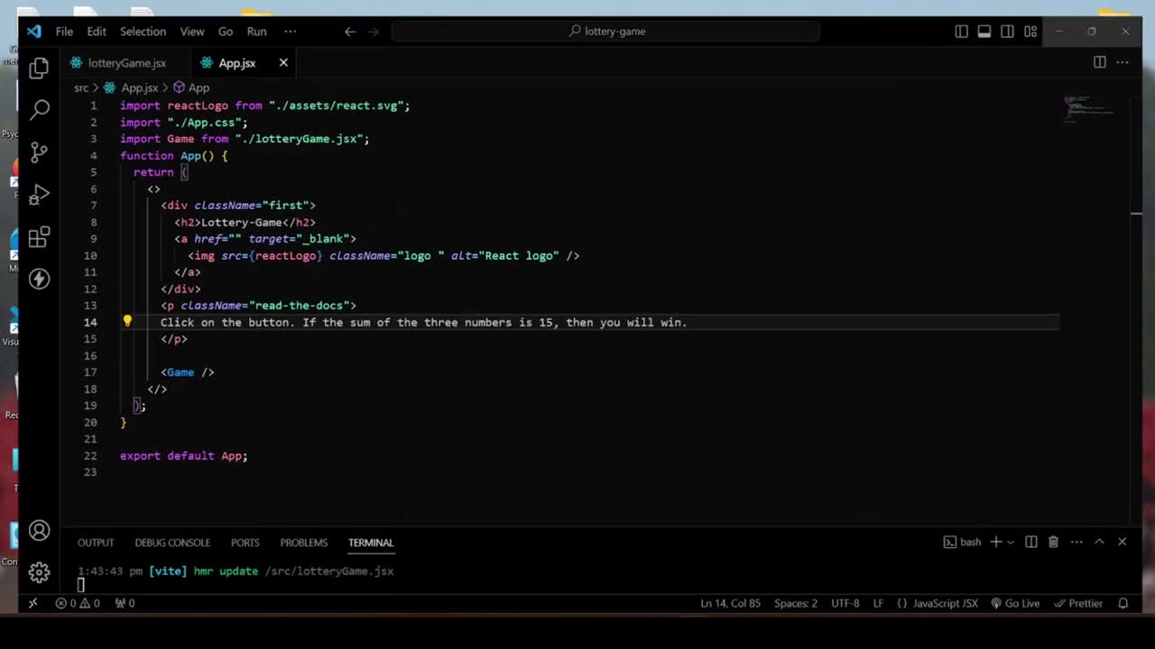 Created a lottery game with React | Shailendra Rawat posted on the ... Created a lottery game with React | Shailendra Rawat posted on the ...