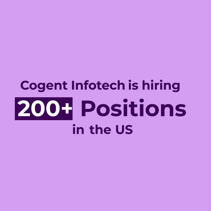 COGENT Infotech on LinkedIn: #cogentinfotech #applynow #jobopportunity ... COGENT Infotech on LinkedIn: #cogentinfotech #applynow #jobopportunity ...