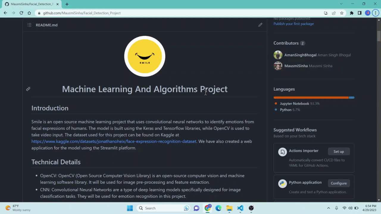 Aman Singh Bhogal on LinkedIn: #machinelearning #emotiondetection # ... Aman Singh Bhogal on LinkedIn: #machinelearning #emotiondetection # ...