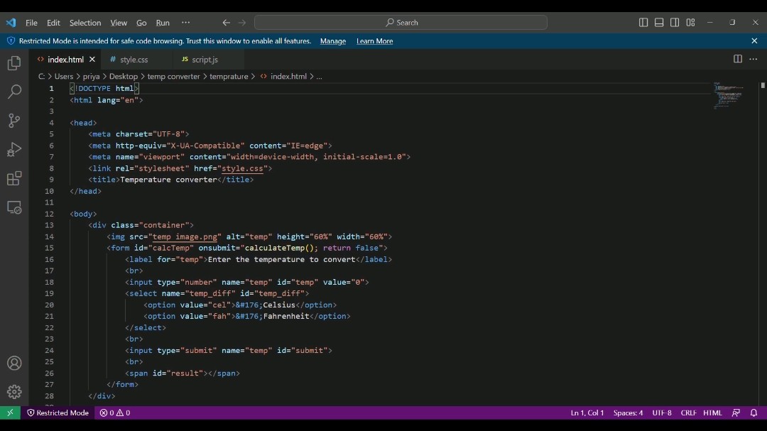 Priyanka Soni on LinkedIn: #oasisinfobyte #html #css #javascript # ... Priyanka Soni on LinkedIn: #oasisinfobyte #html #css #javascript # ...