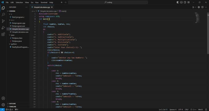 Ankit Sahu on LinkedIn: #cplusplus #codsoft #internship #programming Ankit Sahu on LinkedIn: #cplusplus #codsoft #internship #programming