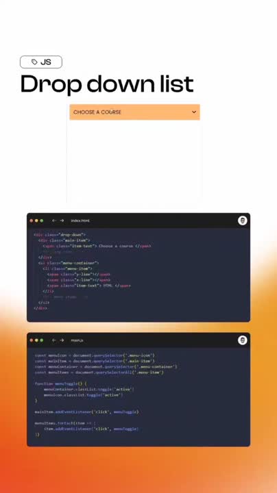 CodeSprint on LinkedIn: #html #css #js #animation #dropdown CodeSprint on LinkedIn: #html #css #js #animation #dropdown