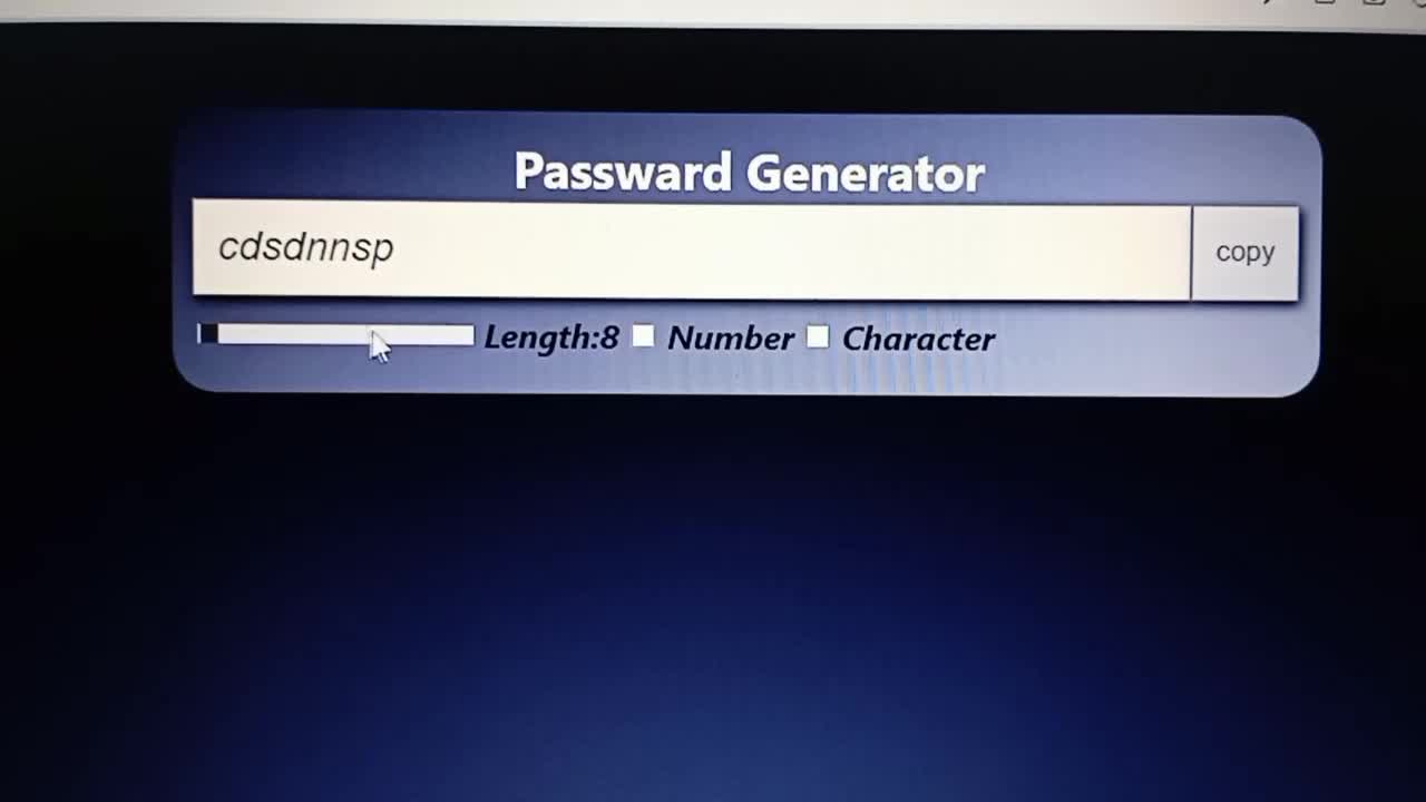 Hashid Gaba on LinkedIn: A random password generator built with React ... Hashid Gaba on LinkedIn: A random password generator built with React ...