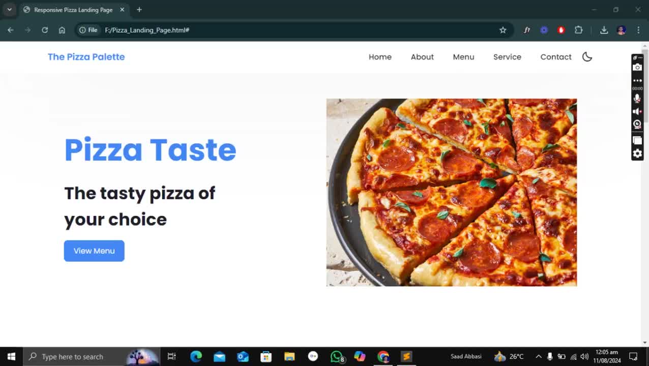 Saad Abbasi on LinkedIn: #pizza_landing_page #html #css #javascript Saad Abbasi on LinkedIn: #pizza_landing_page #html #css #javascript