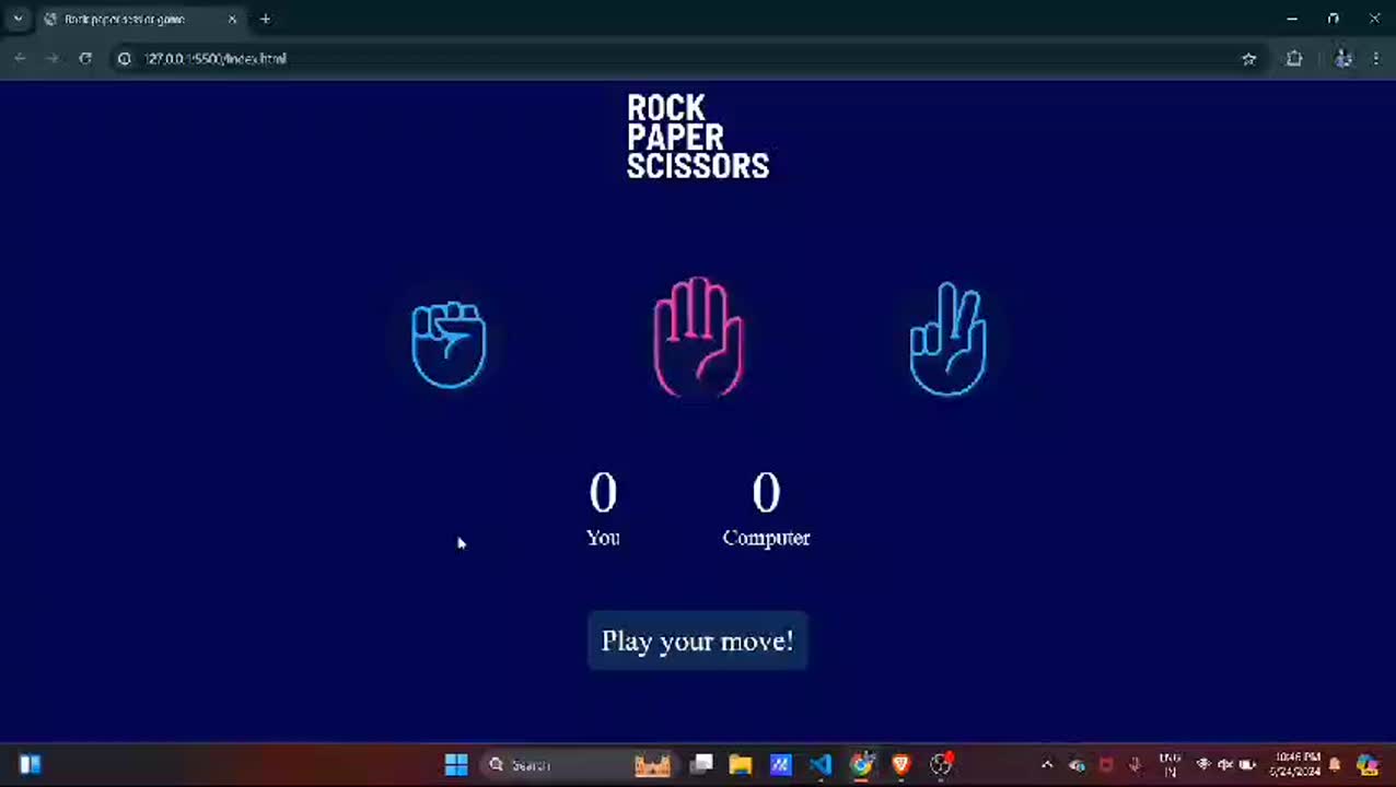 My Rock, Paper, Scissors game with JavaScript | Tanish Soni posted on ... My Rock, Paper, Scissors game with JavaScript | Tanish Soni posted on ...