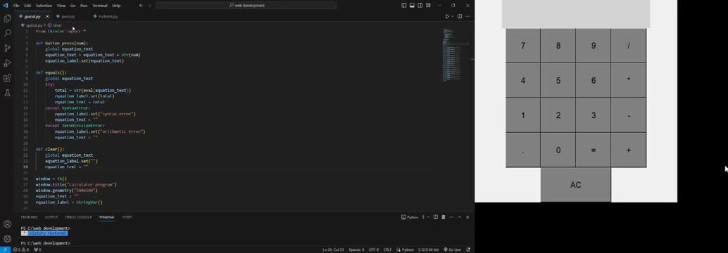How Tkinter created a calculator for task 2 | Akshit Joshi posted on ... How Tkinter created a calculator for task 2 | Akshit Joshi posted on ...