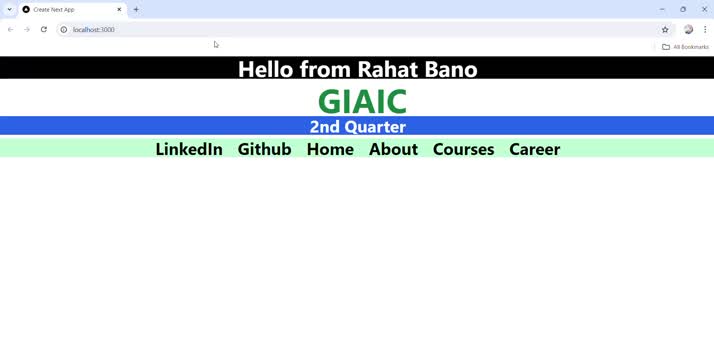 Rahat Bano on LinkedIn: #home_work_done #nextjs #nextjs #webdevelopment ... Rahat Bano on LinkedIn: #home_work_done #nextjs #nextjs #webdevelopment ...