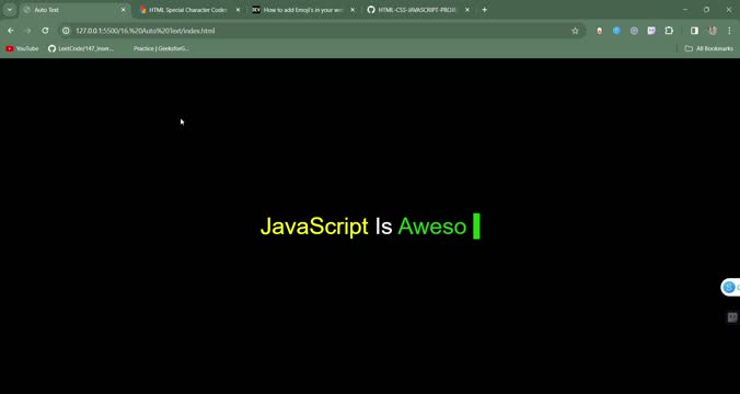 Customizing auto text feature with HTML, CSS, and JS | Manoj Das posted ... Customizing auto text feature with HTML, CSS, and JS | Manoj Das posted ...