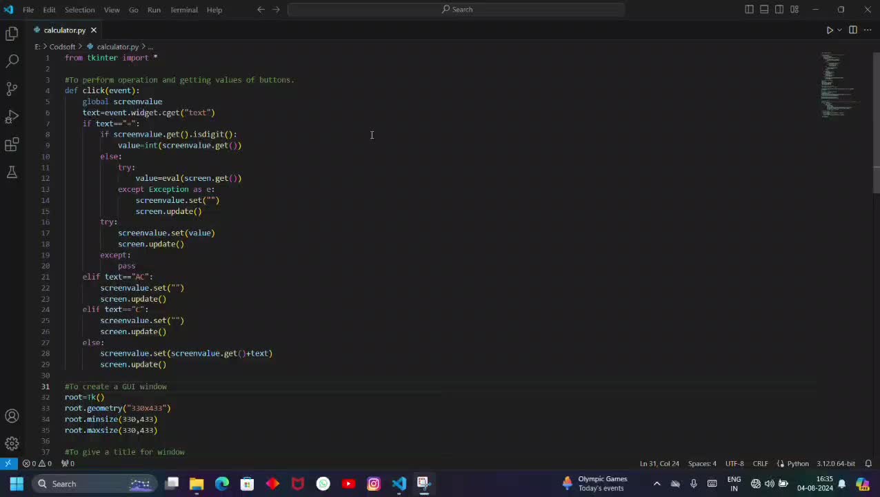 Finished my second task in Python with CodSoft | Pawan Ingole posted on ... Finished my second task in Python with CodSoft | Pawan Ingole posted on ...