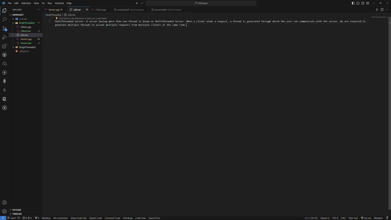 Jay Madane on LinkedIn: #c #networking #multithreading #softwaredevelopment Jay Madane on LinkedIn: #c #networking #multithreading #softwaredevelopment