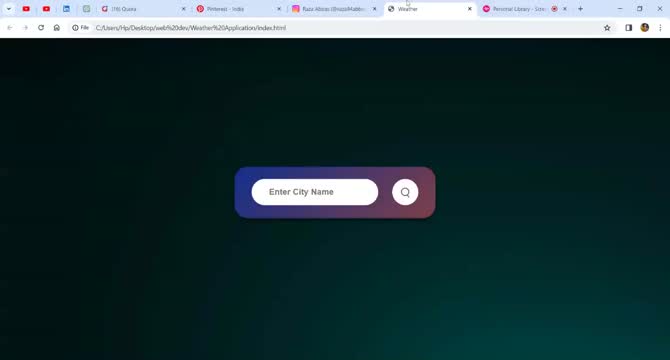 #webdevelopment #javascript #openweatherapi #weatherapp | Raza Abbas #webdevelopment #javascript #openweatherapi #weatherapp | Raza Abbas