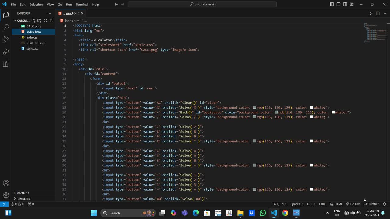 Devank Raghav on LinkedIn: #codsoft #calculator #webdevelopment #internship Devank Raghav on LinkedIn: #codsoft #calculator #webdevelopment #internship