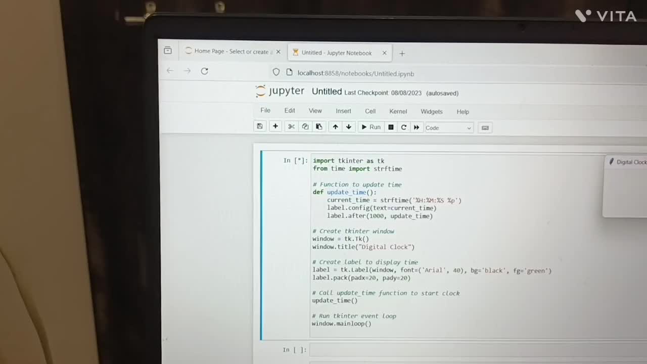 Built a clock using Python with #internpe | Samiya Jain posted on the ... Built a clock using Python with #internpe | Samiya Jain posted on the ...