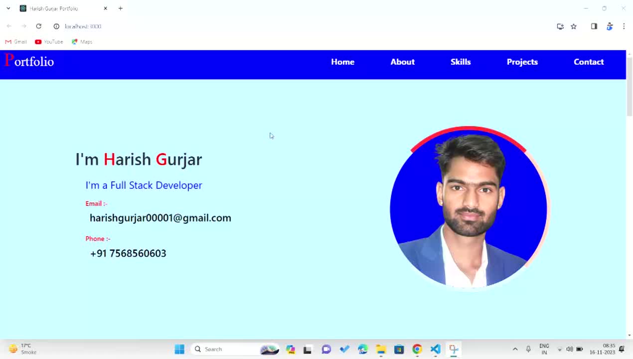 Harish Gurjar on LinkedIn: my portfolio full responsiv web page in ... Harish Gurjar on LinkedIn: my portfolio full responsiv web page in ...