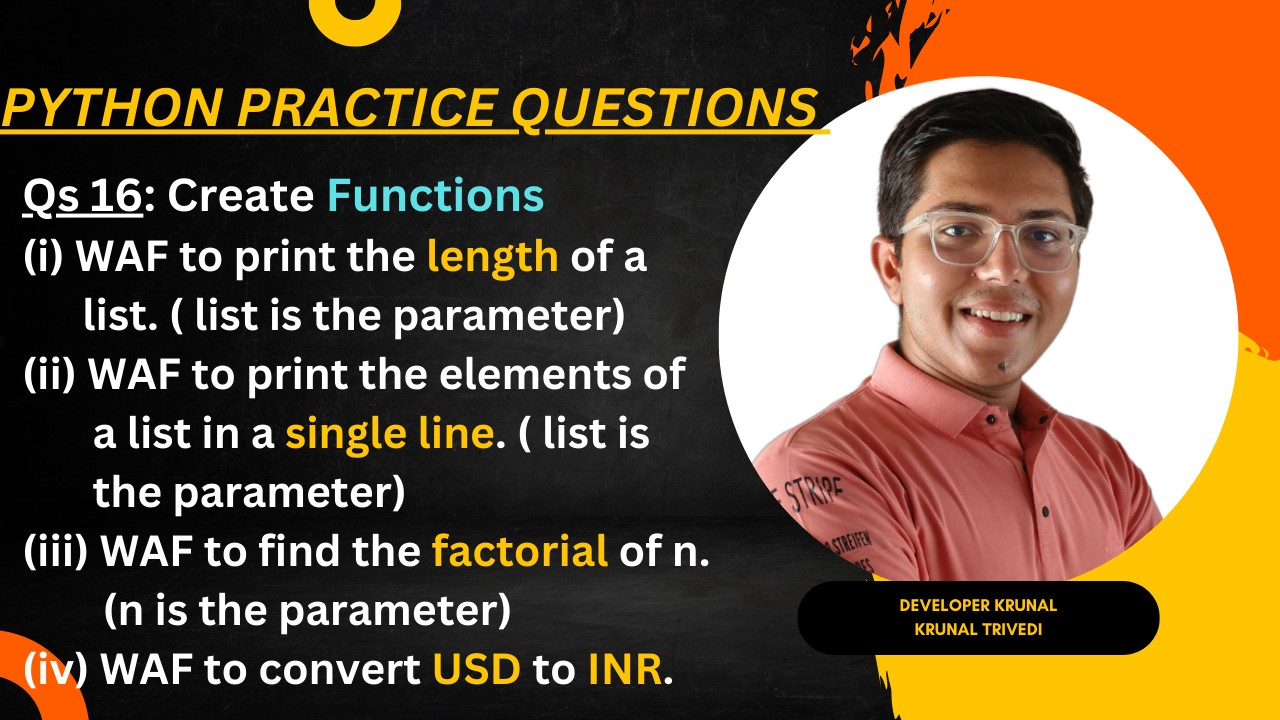 Krunal Trivedi on LinkedIn: #python #coding #programming #learning # ... Krunal Trivedi on LinkedIn: #python #coding #programming #learning # ...