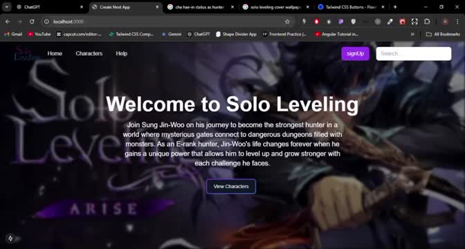 Umar Ejaz on LinkedIn: #sololeveling #webapp #development #coding # ... Umar Ejaz on LinkedIn: #sololeveling #webapp #development #coding # ...
