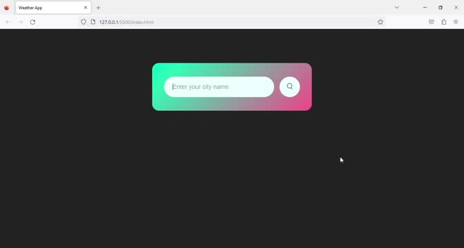 Khushi Gupta on LinkedIn: Made a Weather App using HTML CSS and ... Khushi Gupta on LinkedIn: Made a Weather App using HTML CSS and ...