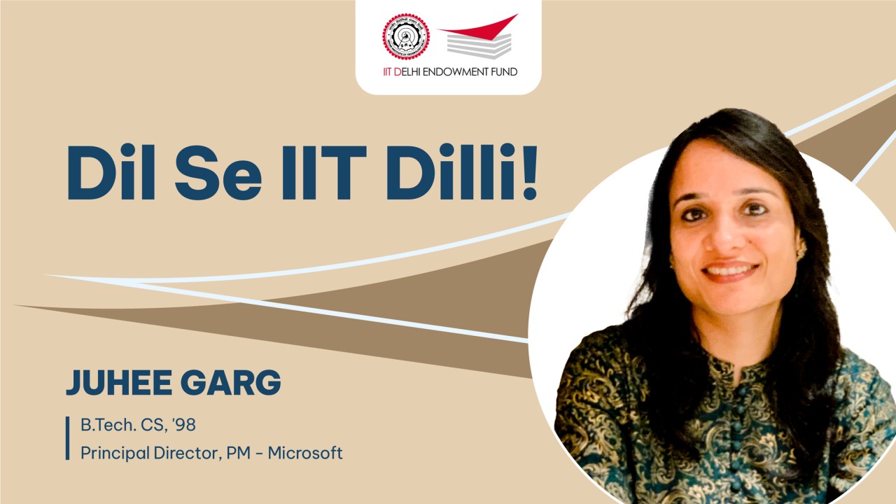 IIT Delhi Endowment Management Foundation on LinkedIn: Watch Juhee Garg ... IIT Delhi Endowment Management Foundation on LinkedIn: Watch Juhee Garg ...