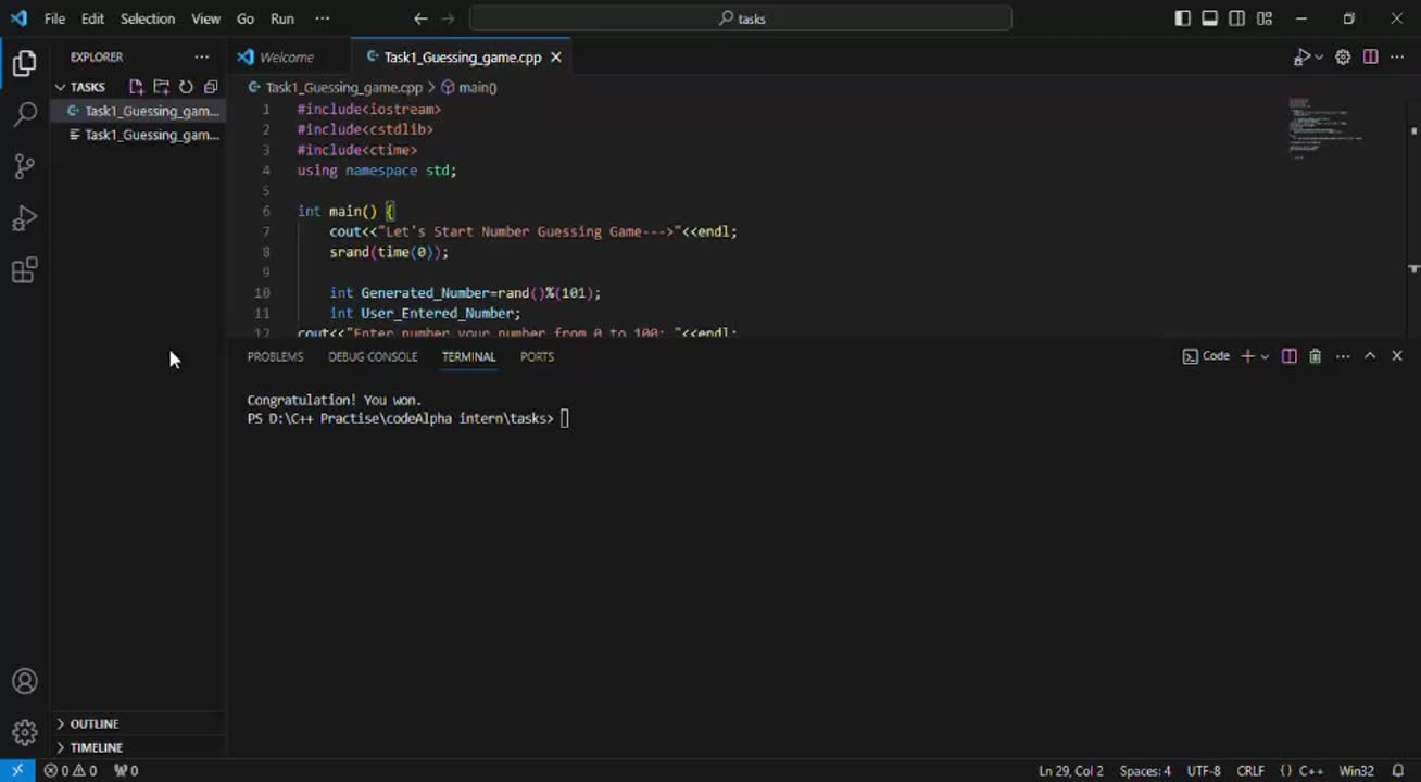 Rashid Hussain on LinkedIn: #codealphainternship #cplusplus # ... Rashid Hussain on LinkedIn: #codealphainternship #cplusplus # ...