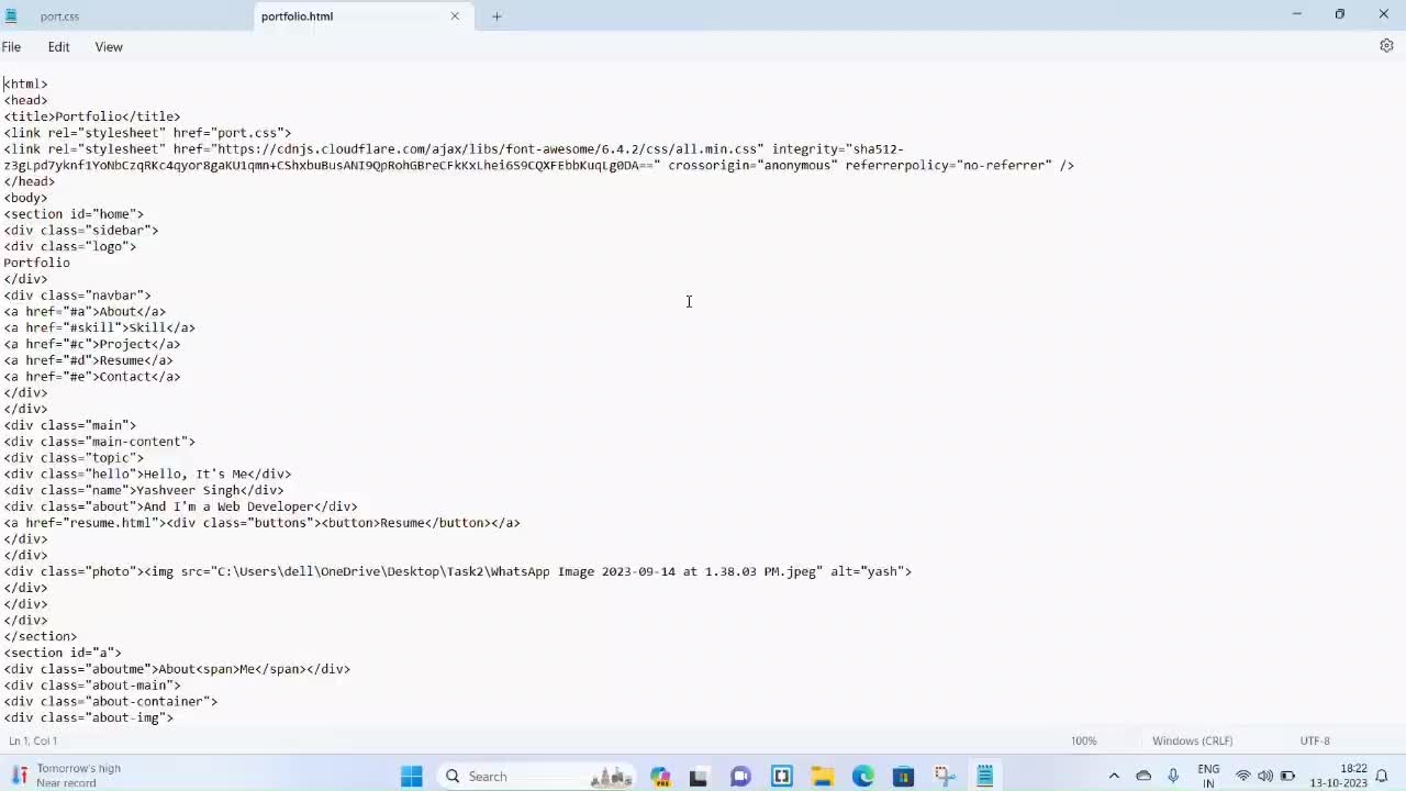 Yashveer Singh on LinkedIn: #connections #task2 #codsoft #html #css # ... Yashveer Singh on LinkedIn: #connections #task2 #codsoft #html #css # ...