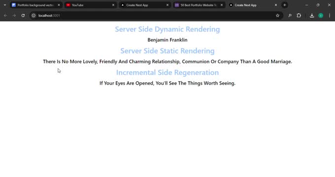Muhammad Bilal on LinkedIn: Dynamic Server Rendering Static Server ... Muhammad Bilal on LinkedIn: Dynamic Server Rendering Static Server ...