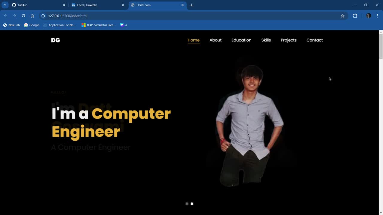 Datt Goswami on LinkedIn: 🎨 Excited to complete Task 4 of my web ... Datt Goswami on LinkedIn: 🎨 Excited to complete Task 4 of my web ...